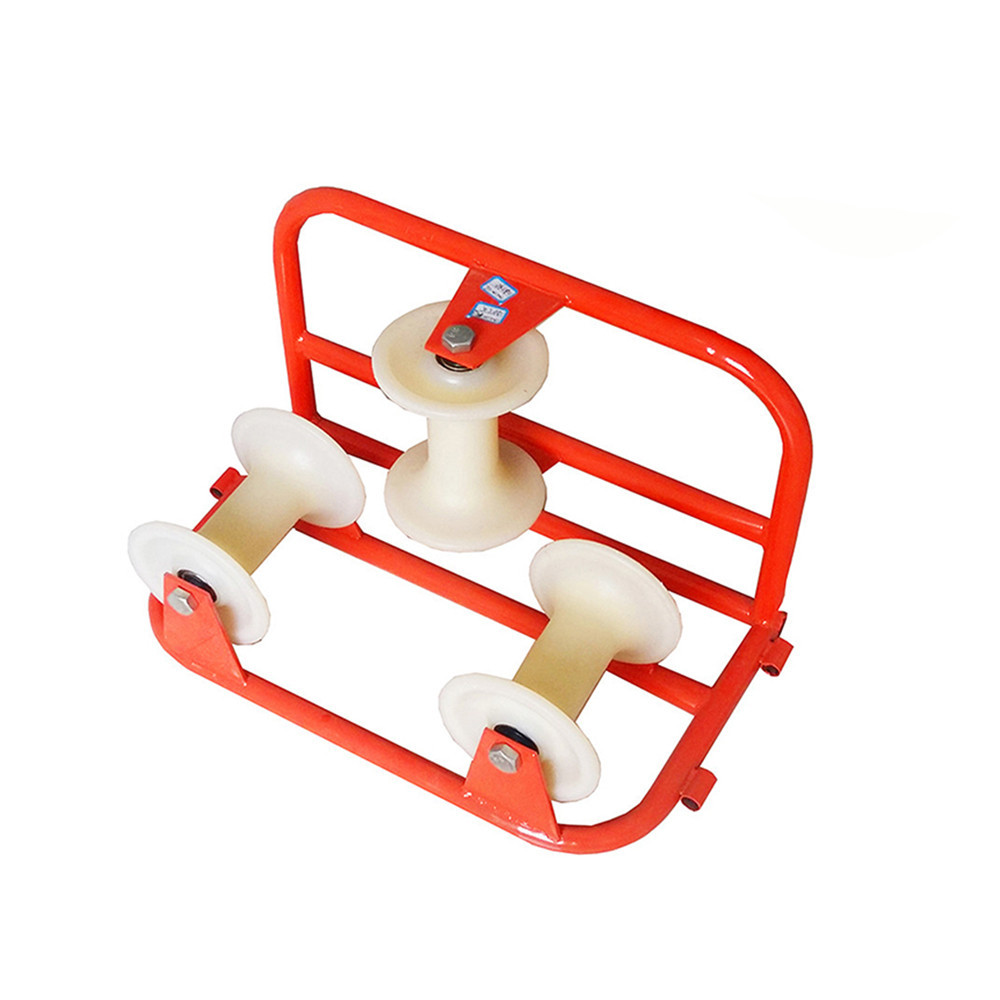 heavy duty nylon roller Three wheels Cable Roller Various single land ...