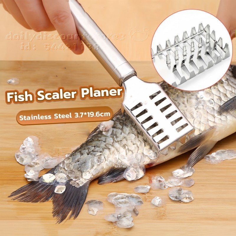 Fish scale remover Stainless Steel Fish Scale Remover Cleaner Scraper ...