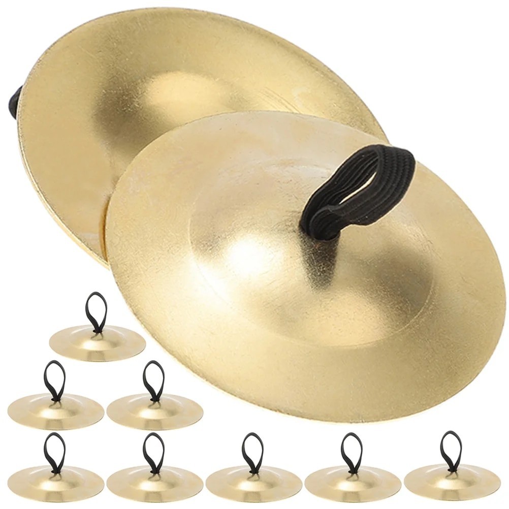 Cymbals Finger Kids Mini Musical Cymbal Zills Instrument Copper Belly ...