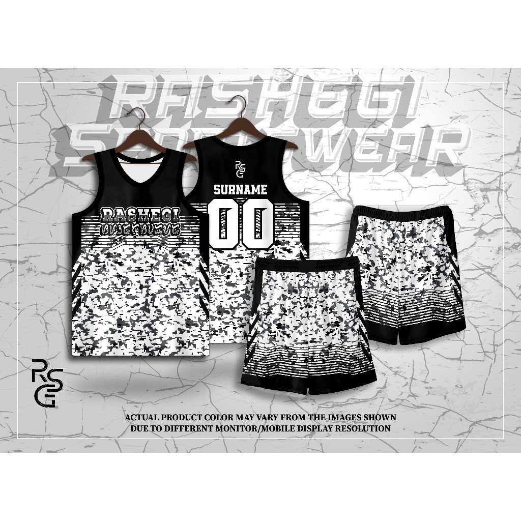 2024 RSG Customized Jersey Full Sublimation Black Camouflage | Shopee ...