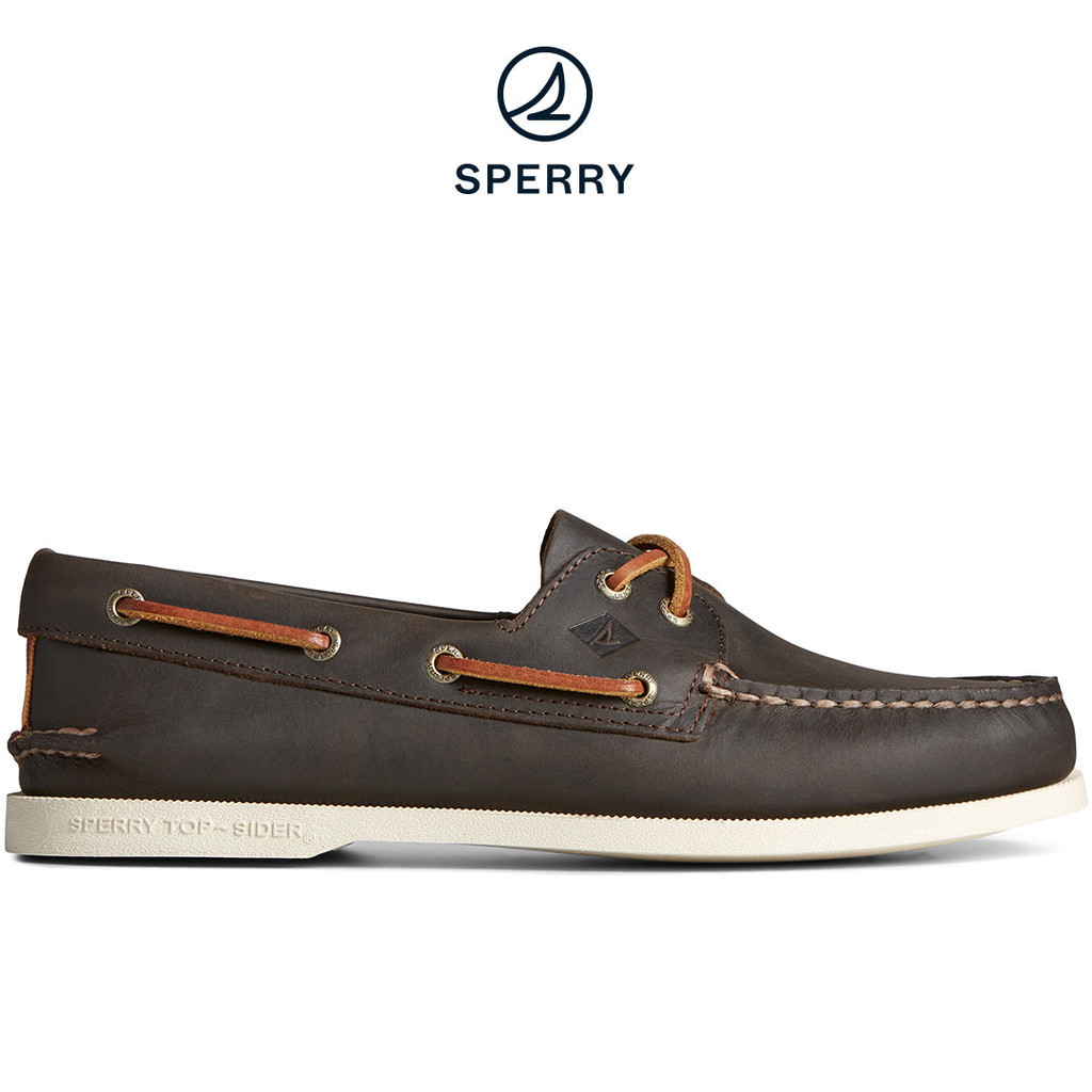 Sperry Men's Authentic Original™ Leather Boat Shoe Brown (STS25509 ...