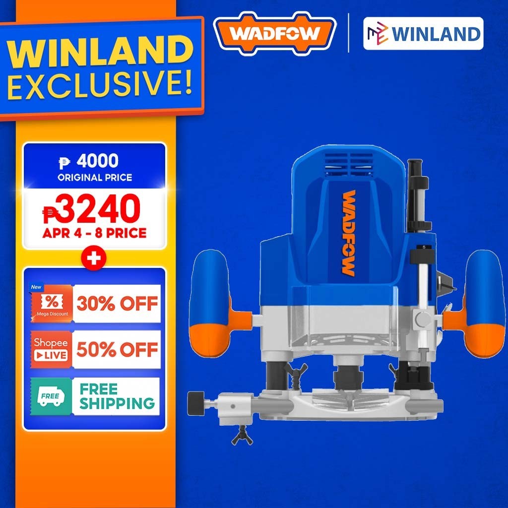 Wadfow by Winland Electric Router 1600W WER1516001 WAD-PT | Shopee ...