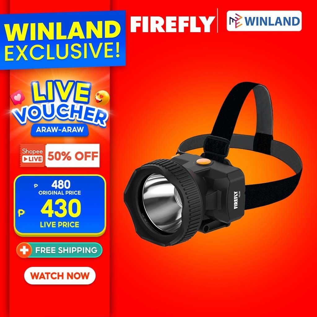 Firefly by Winland Rechargeable LED Head Lamp Headlamp FEL561 | Shopee ...