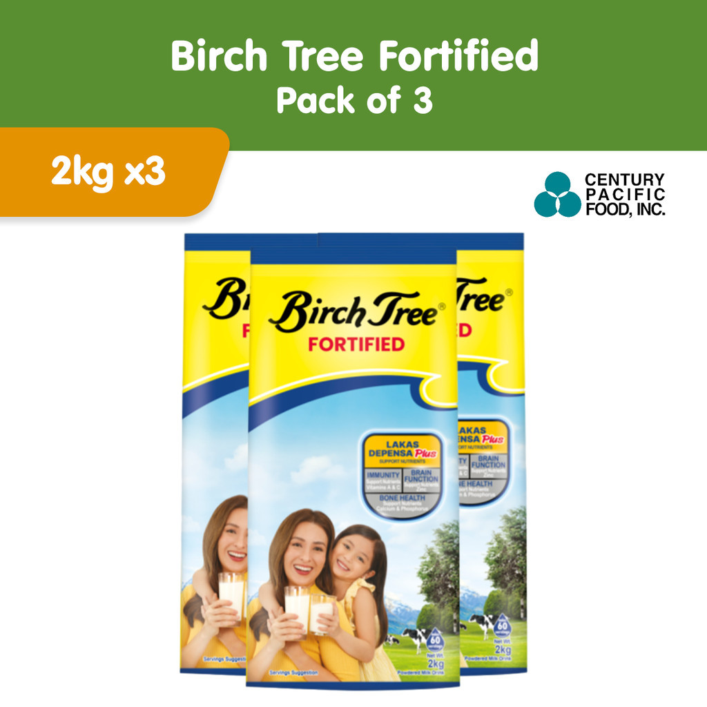 Birch Tree Fortified 2kg Pack of 3 | Shopee Philippines