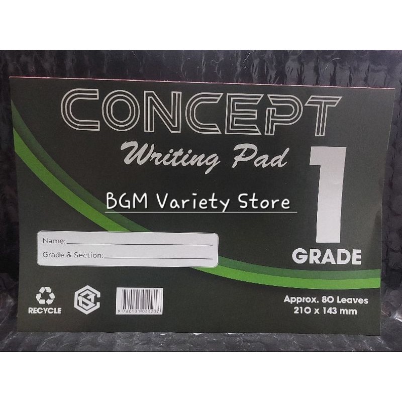 Set of 5 Grade Pads / Grade 1 / Grade 2 / Grade 3 / Grade 4 Pads ...