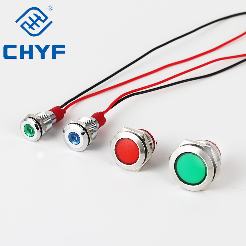 LED Metal Signal Indicator Light 12v Waterproof Signal Lights with ...