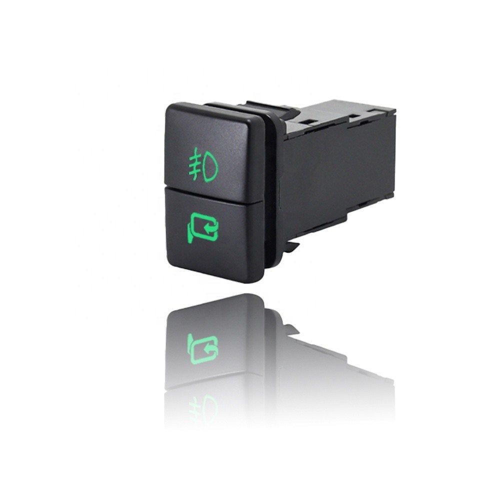 On Off dual key Car Rearview Mirror Folding Switch fog light symbol ...