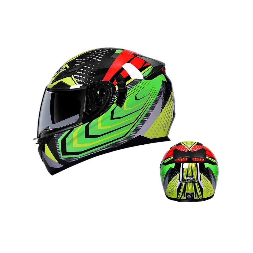 BFZO Full-Face Motorcycle Street Bike Helmet Motocross Helmet Extra ...