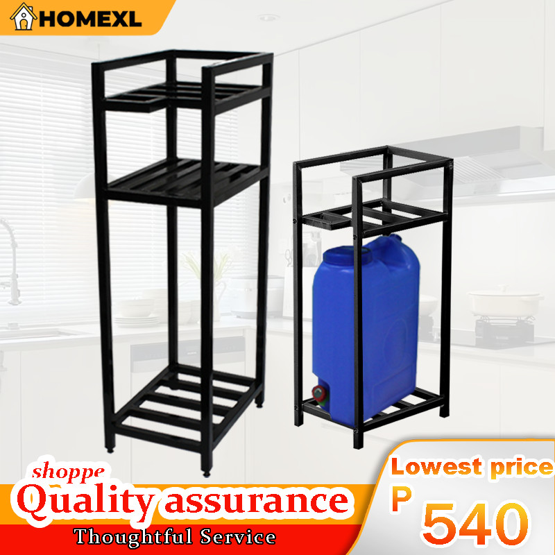 HOMEXL Water Gallon Rack/ Water Container Rack With Cup Specific Layer ...