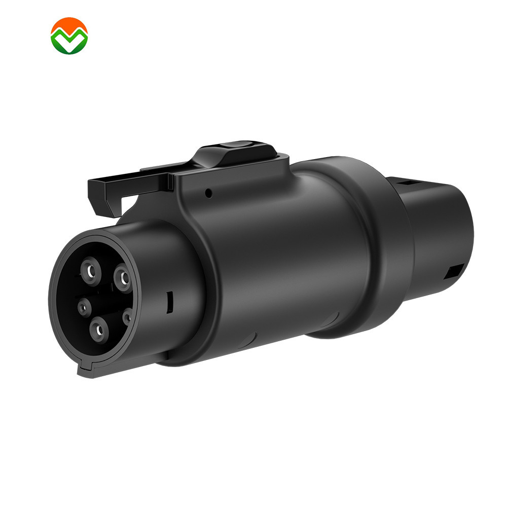 EVSE 32A Charger Connector IEC 62196 Socket Type 2 To Type 1 EV Charger ...