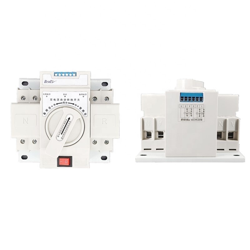 BRQH2 63 2Pole 2P 60Hz 220VAC ATS Power system Electronic devices ...