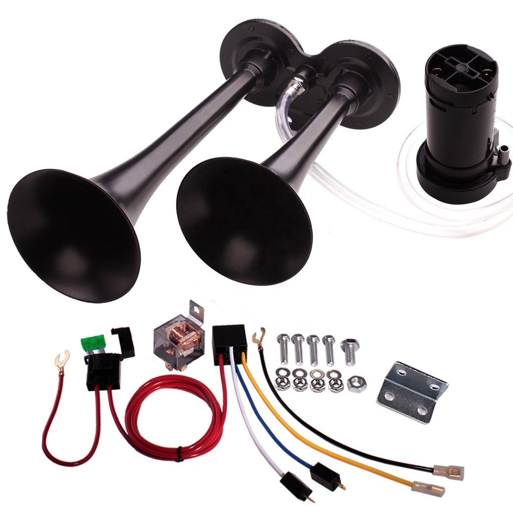 FARBIN Car Horn 24V 150db Super Loud Air Horn, Dual Trumpet Train Horns ...