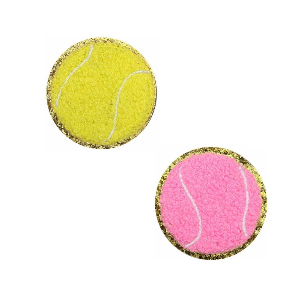 Glitter Chenille Tennis Patches Heat Press Patches | Shopee Philippines