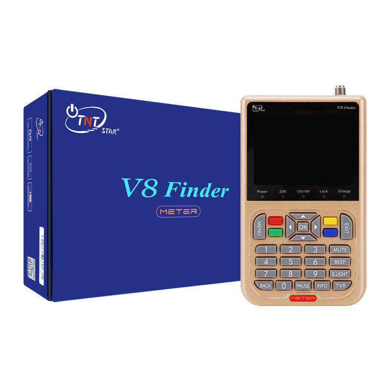 V8 Freesat Satellite Finder Meter Receiver Spectrum Analyzer | Shopee ...
