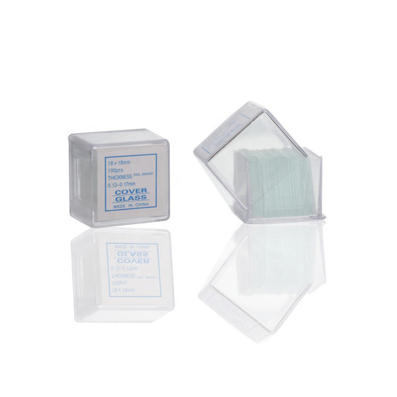 Coverslip Cover Glass Microscope Slides 18*18 | Shopee Philippines