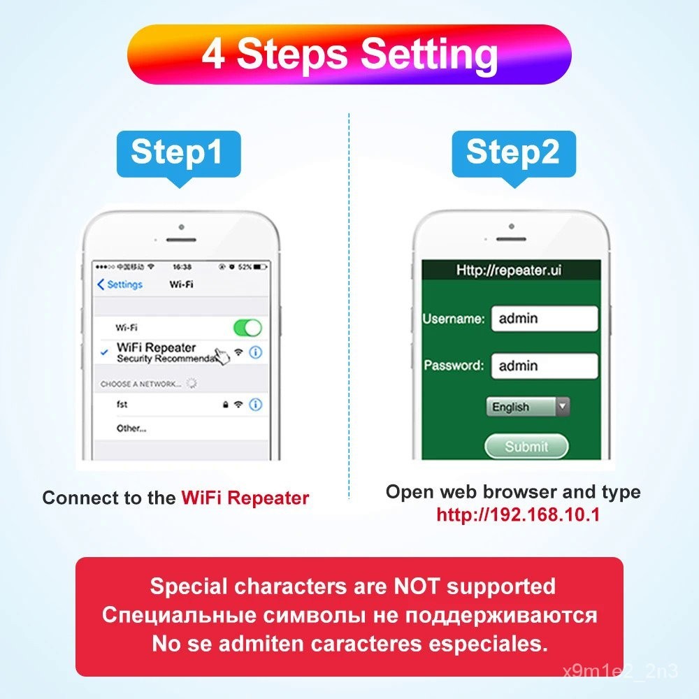 kebidumei Wps Router 300Mbps Wireless WiFi Repeater WiFi Router WIFI Signal Boosters Network ...