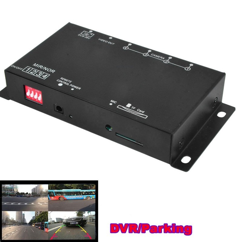 Car DVR Recorder 9-36V / Parking Assistance Video Switch Combiner Box ...