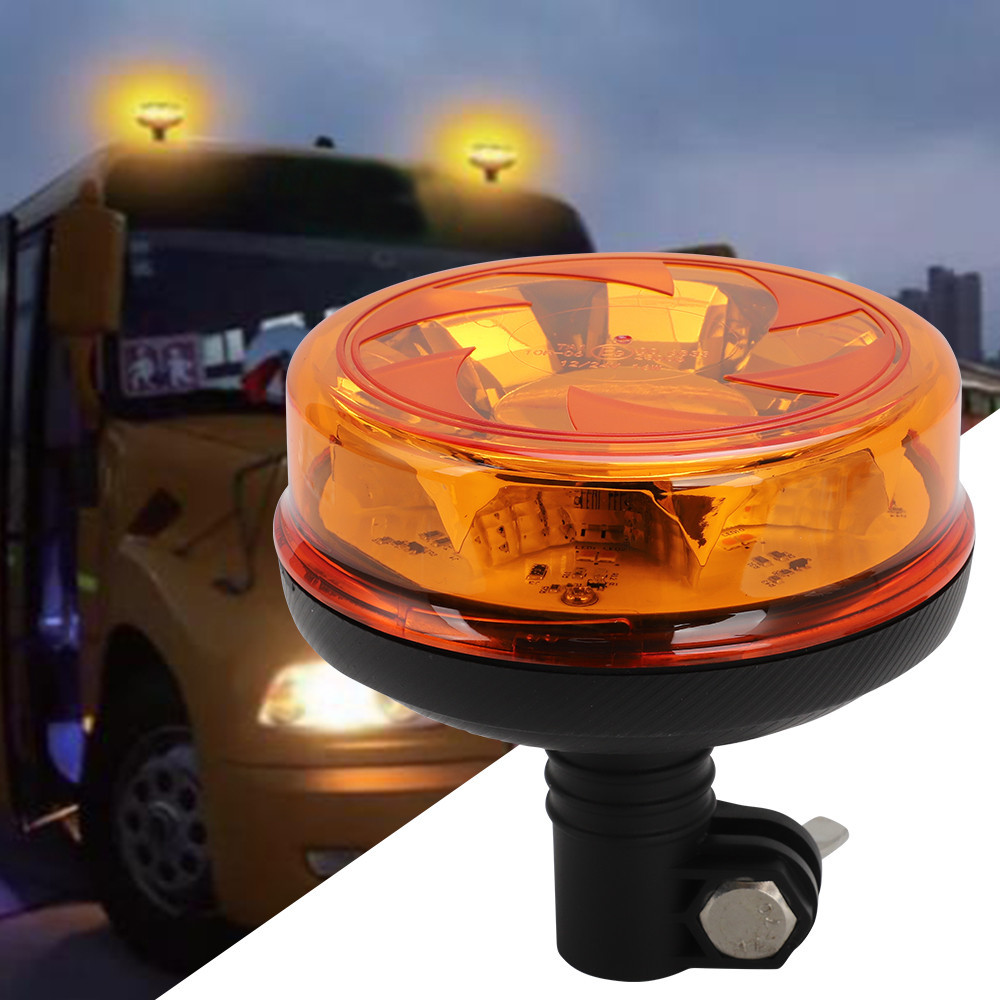 ☢Car Strobe Light Emergency Rotating Yellow Traffice Indication Flash ...