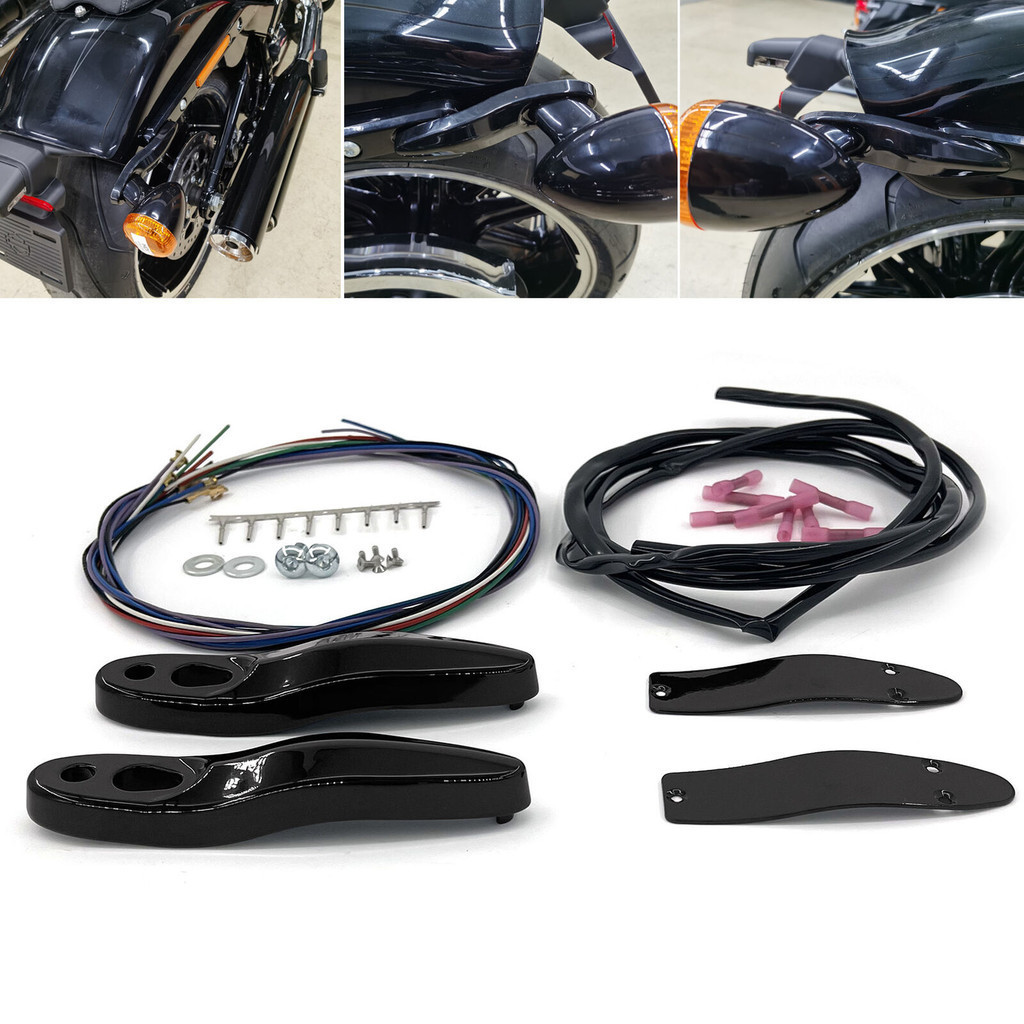 웃Turn Signal / License Plate Relocation Bracket With Wire Harness Fit ...