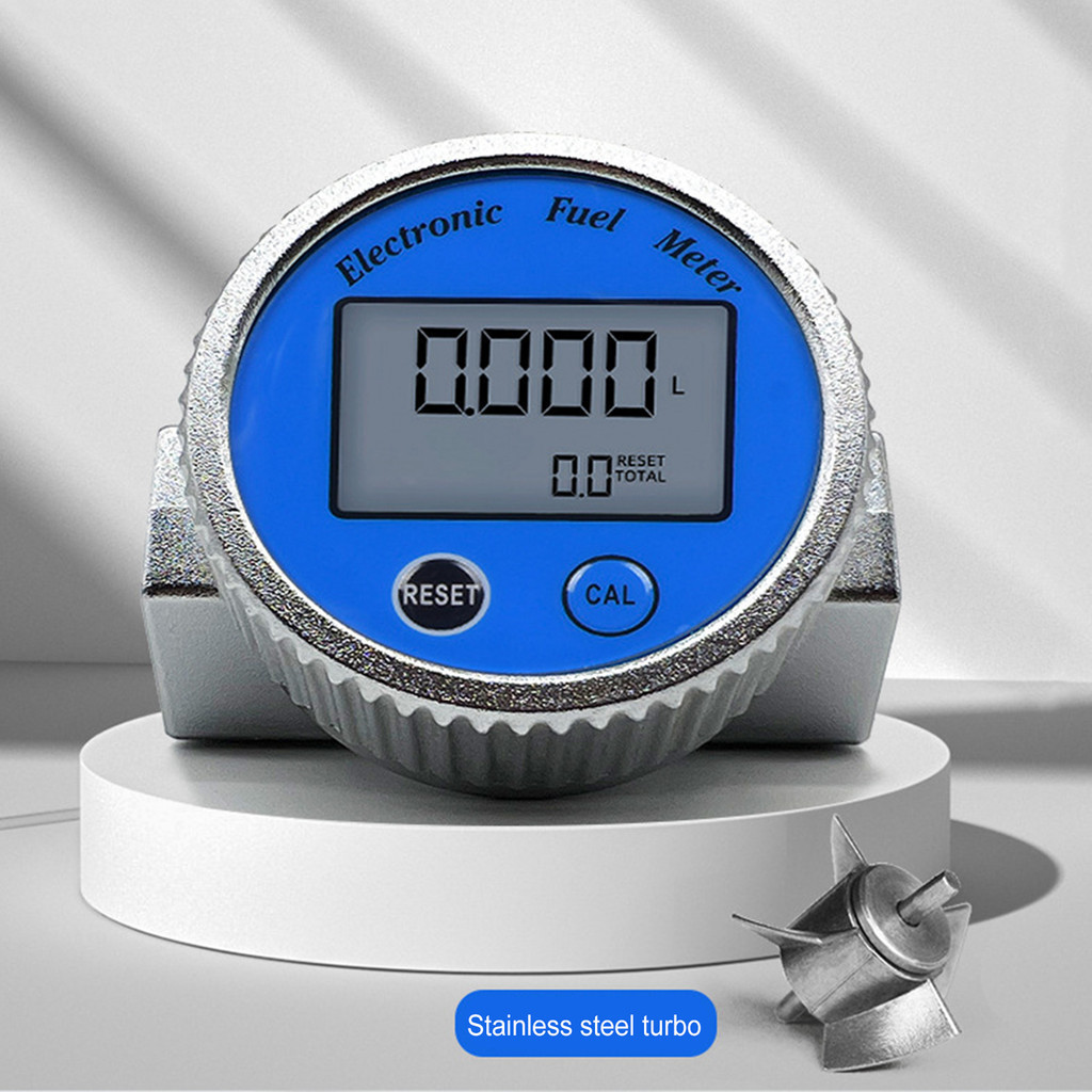 ⊹Digital Turbine Flow Meter Electronic Turbo Flowmeter Measuring Diesel ...