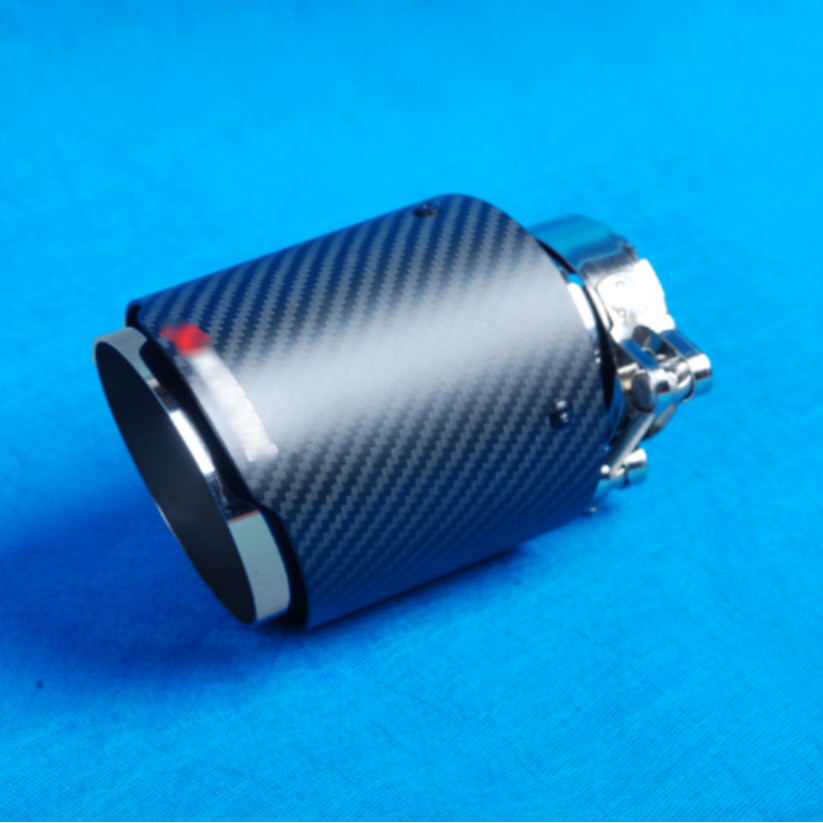 Racing modified 89mm AK Carbon Fiber Tail Pipe Exhaust muffler pipe ...