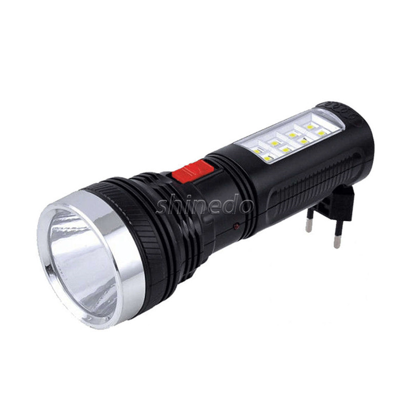 High Lumens LED Rechargeable Laser Flashlight Outdoor Lighting ...