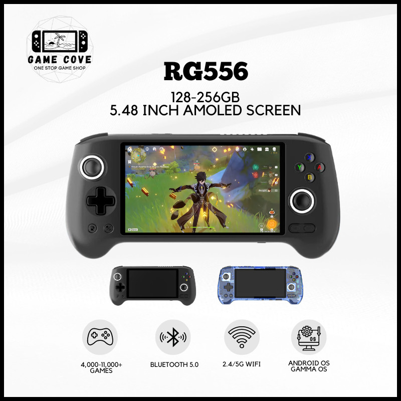 ANBERNIC RG556 Android handheld game console Android 13 OLED Screen ...