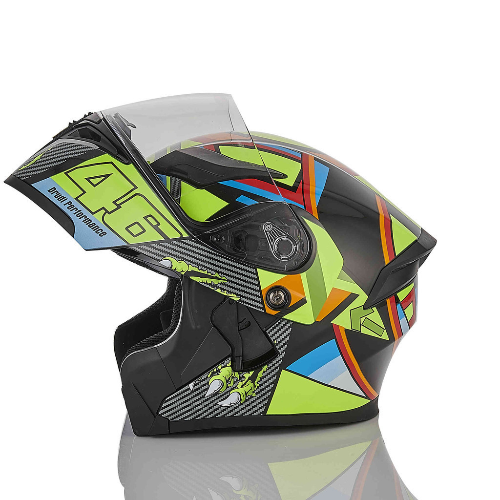 Hot sale high quality full face motorcycle helmet with double visor ...