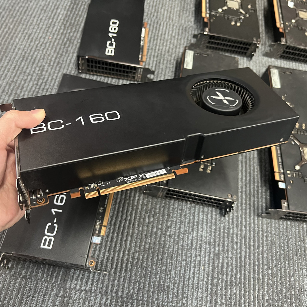99% New Used XFX V520 Amd Bc-160 Graphic Card Hashrate 72Mh 8Gb 135W Gpu Bc 160 Amd 8Gb Card ...