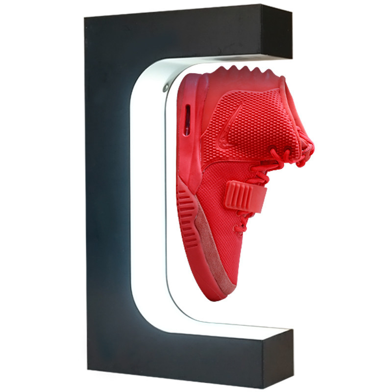 Maglev Floating Levitating Rotating Sneaker Display Rack Shoe Display ...
