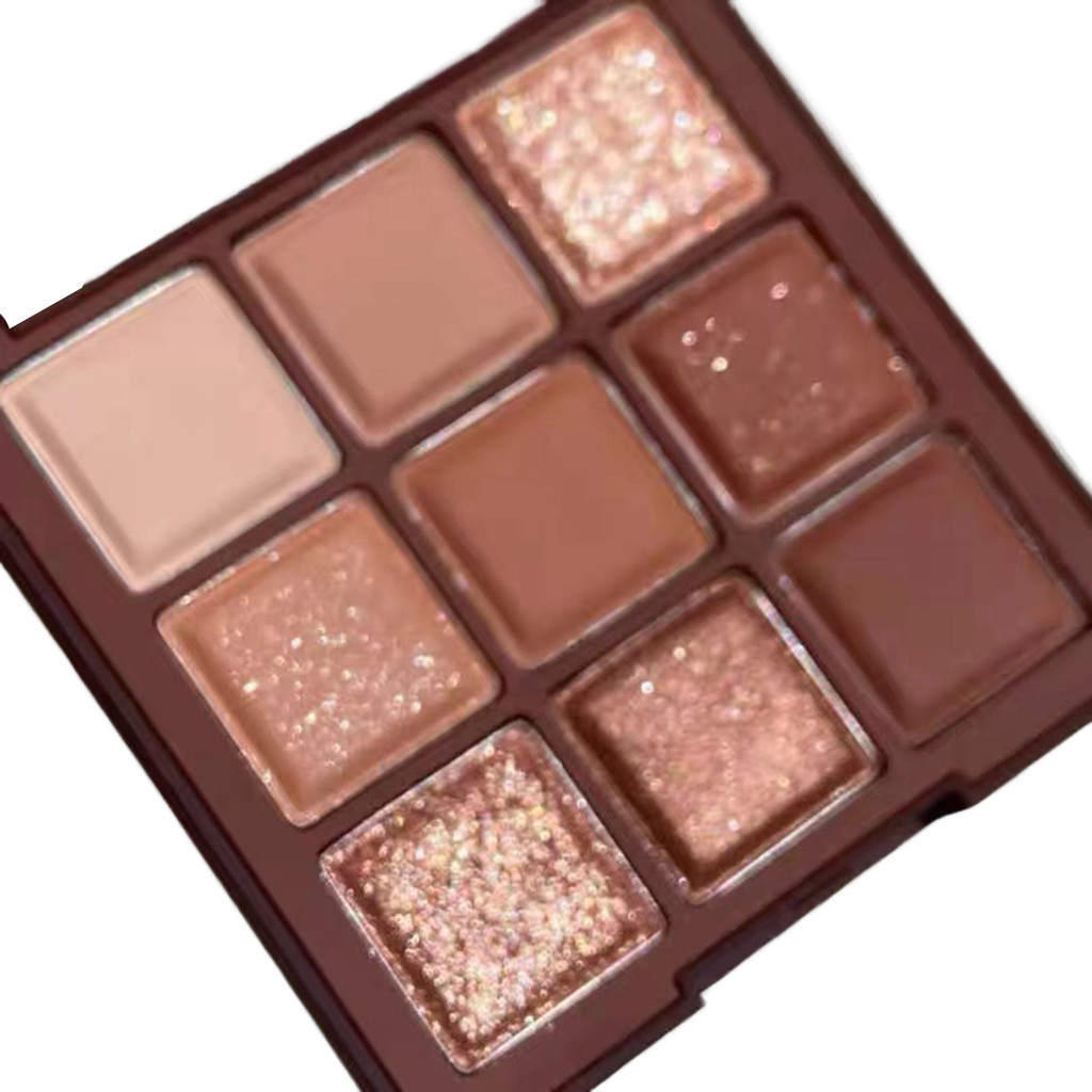 ~9 Colors Eyeshadow Palette Makeup Blendable Matte and Shimmer Colors ...