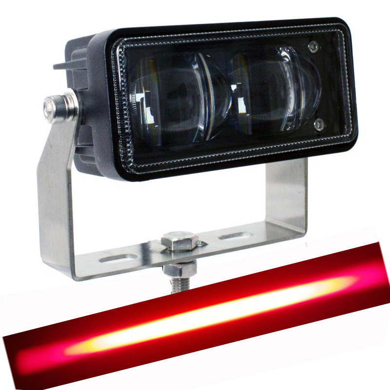 30W forklift led red zone warning light safety line beam light E-mark ...