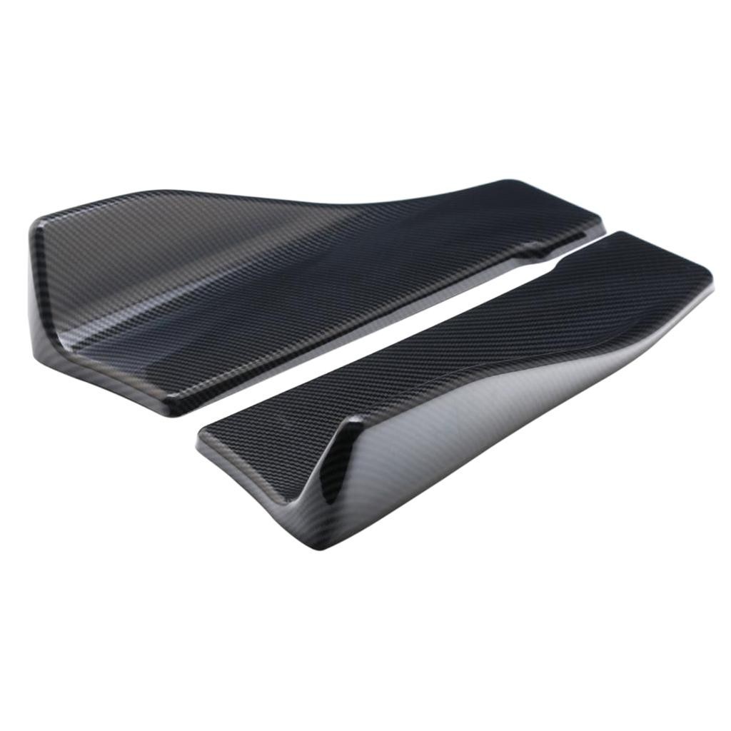 ⚜Rear Side Skirt Rear Bumper Protector Lip Car Diffuser Splitter Lower ...