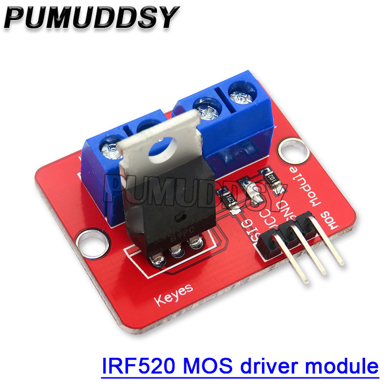 0 24v Top Mosfet Button Irf520 Mos Driver Module For Mcu Arm Raspberry
