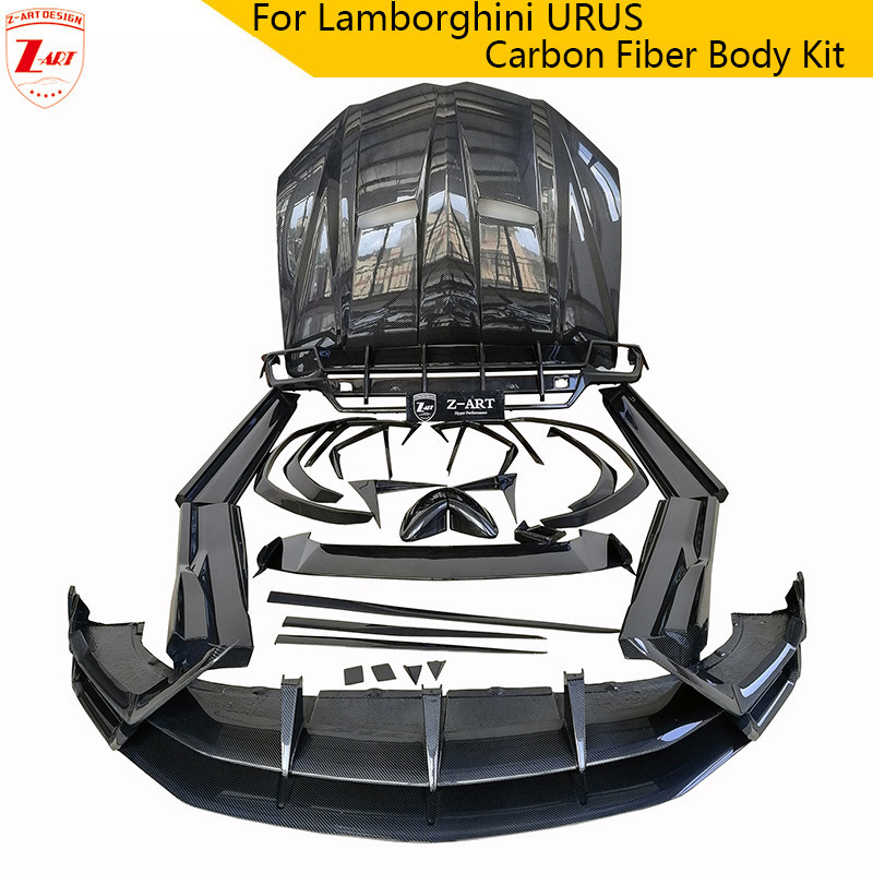 ♛Z-ART TC Style Carbon Fiber Tuning Body Kit For Lamborghini URUS ...
