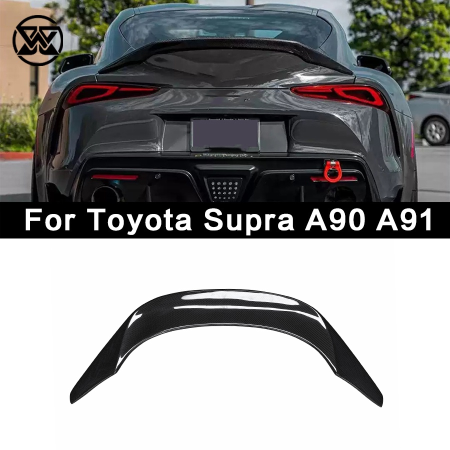 For Toyota Supra A90 A91 GR Sports Car Carbon Fiber Tail Wing Rear ...