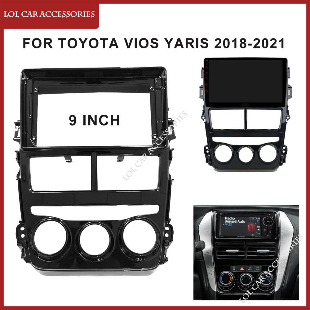 -9 Inch For TOYOTA VIOS Yaris 2018-2021 Radio Car Android MP5 Player ...