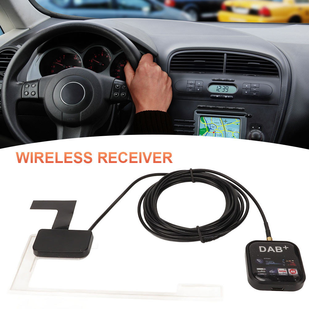 【DAB+ Digital Radio Receiver In Car Antenna Digital DAB+ Adapter Tuner ...
