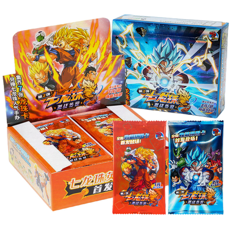 Dragon Ball Collection Card Shiny Son Goku Saiyan Vegeta Trading Proxy ...