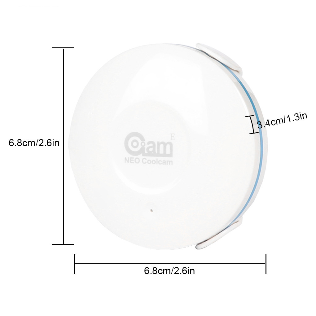 유Neo Coolcam Z-wave Water Leak Alarm Flood Level Overflow Detector ...