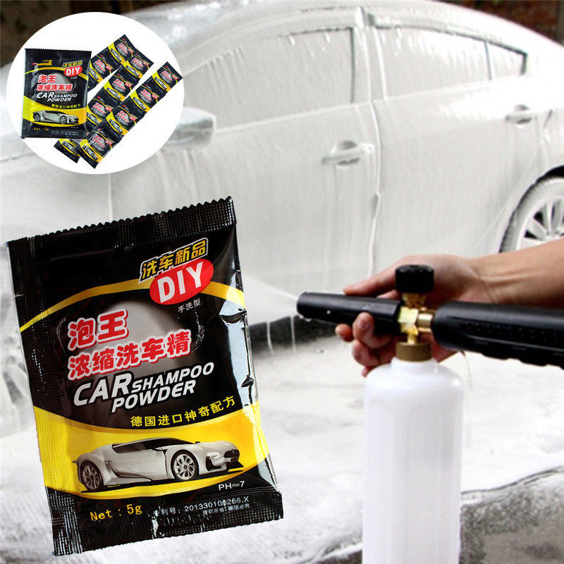5/20PCS Car Wash Powder Car Cleaning Shampoo Car Paint Care Coating ...