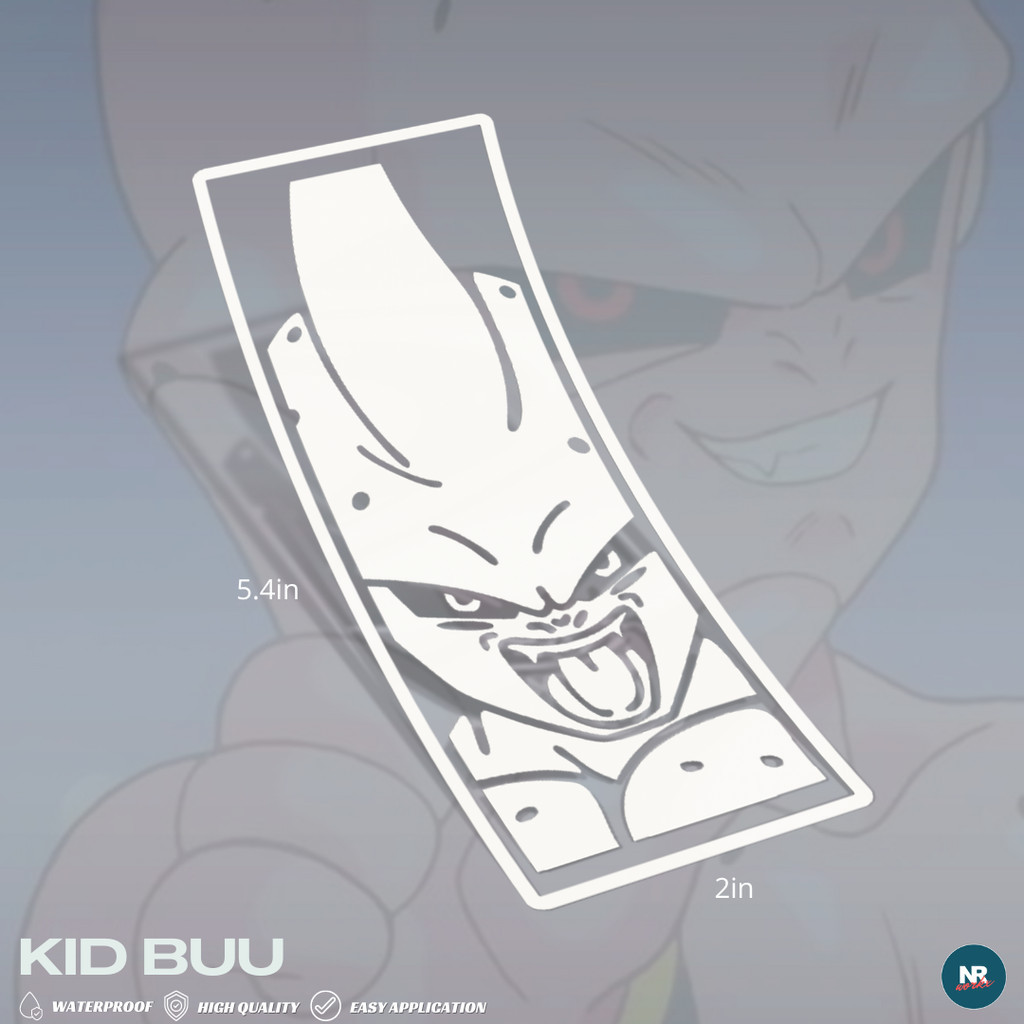 Kid Buu Dragonball Z Super Vinyl Decal Anime Sticker | Shopee Philippines