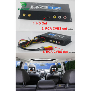 ♦HDTV Car DVB-T2 DVB-T MULTI PLP Digital TV Receiver automobile DTV box ...