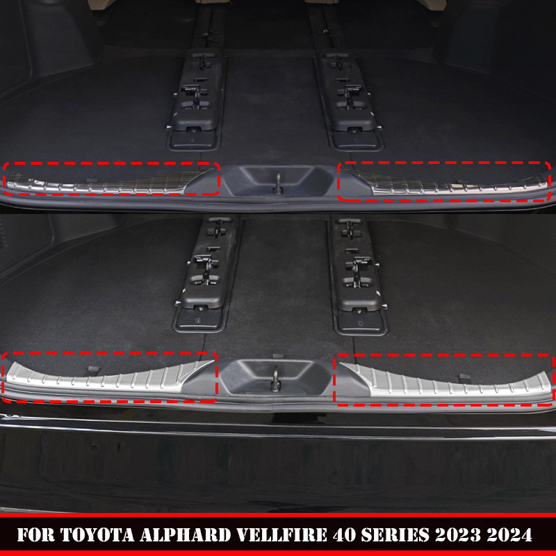 For Toyota Alphard Vellfire 40 Series 2023 2024 Rear Bumper Protector ...