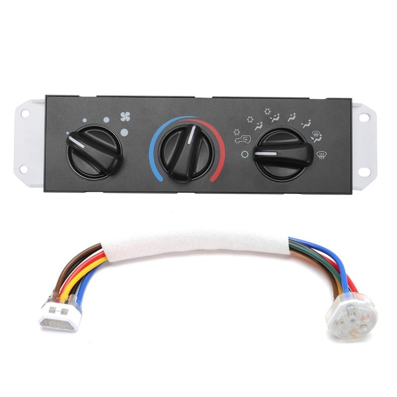 ☁55037473AB HVAC ABS Heater Control Panel Switch For Jeep Wrangler TJ ...