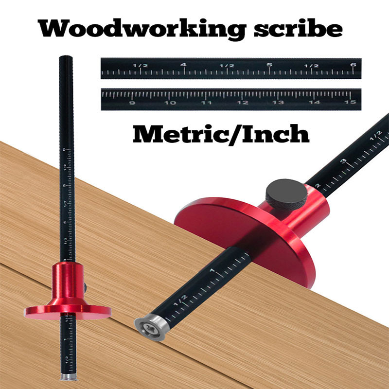 ★Parallel Line Drawing Mortise Wood Scribe Tool - Wheel Marking Gauge ...