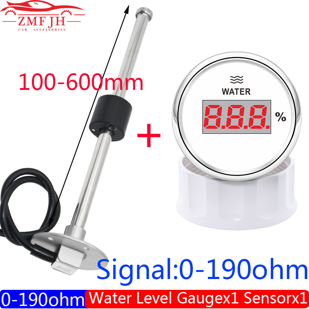 ⋌Digital Water Level Gauge with Water Level Sensor 52mm Water Level ...