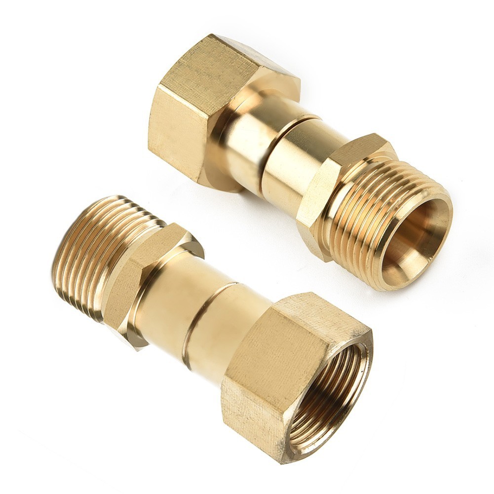 High Pressure Washer Swivel Joint Connector Hose Fitting M22 14mm Anti ...