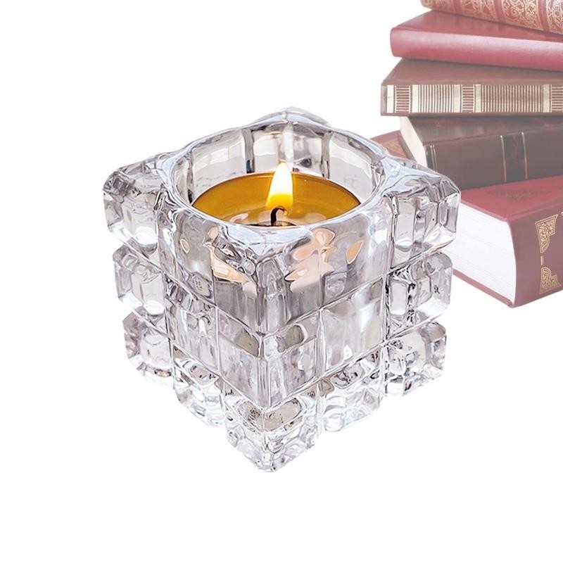 Square Candle Holders Modern Candle Holder Retro Table Decoration ...