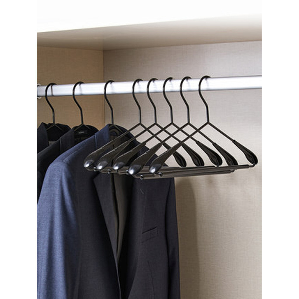 ≈10pcs/lot High Grade Metal Hangers with Wide Shoulder Design for Suits ...